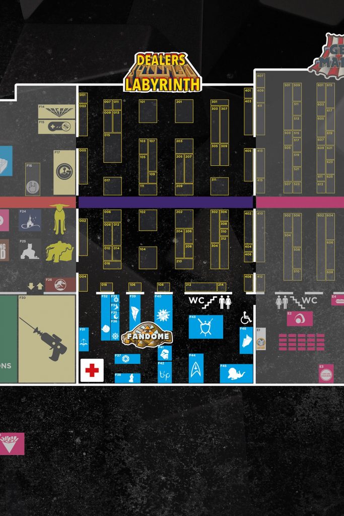 grondplan 2018 - Comic Con Brussels