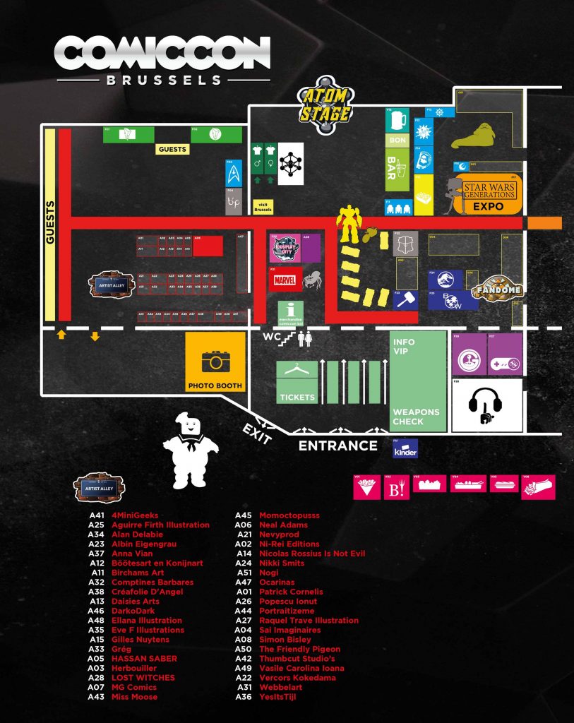 plan deel 1 - Comic Con Brussels