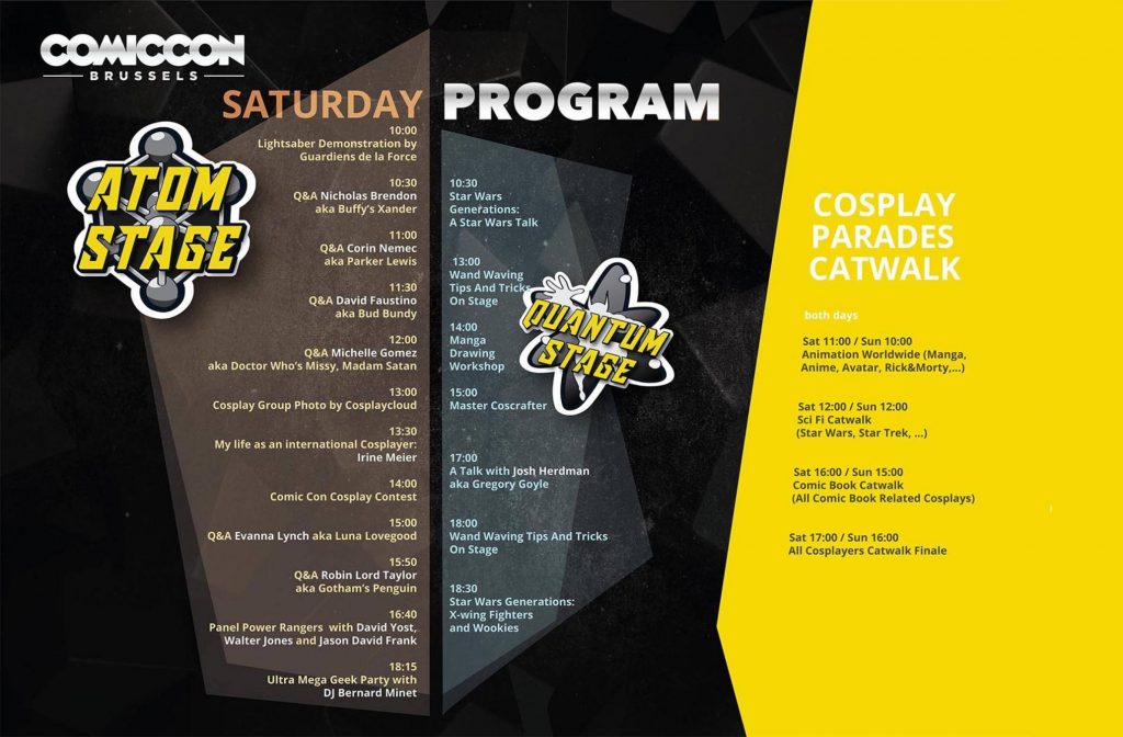 Archive Programme 2019 - Comic Con Brussels