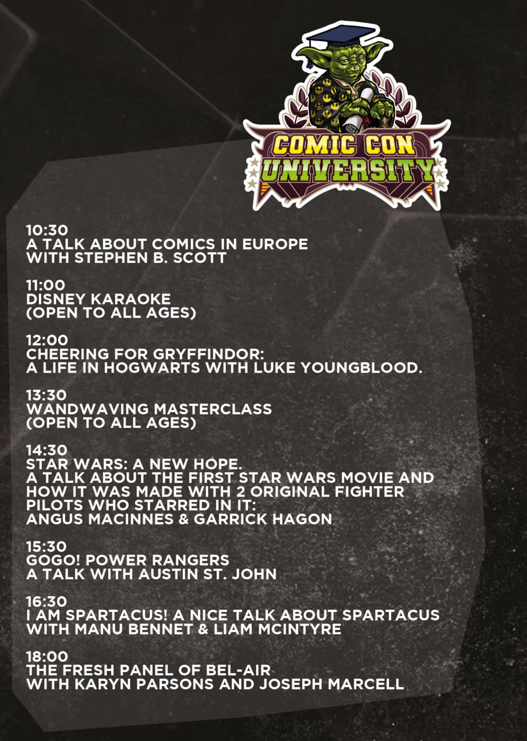 Archive program winter 2021 - Comic Con Brussels