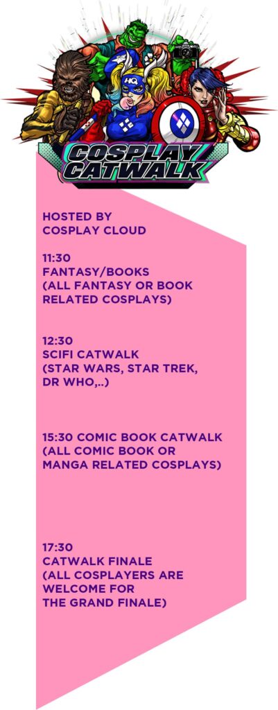 cosplay catwalk-zaterdag-trimmy - Comic Con Brussels