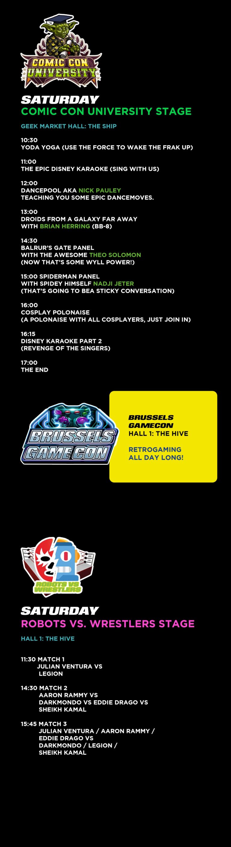 Program Archive Spring 2025 - Comic Con Brussels
