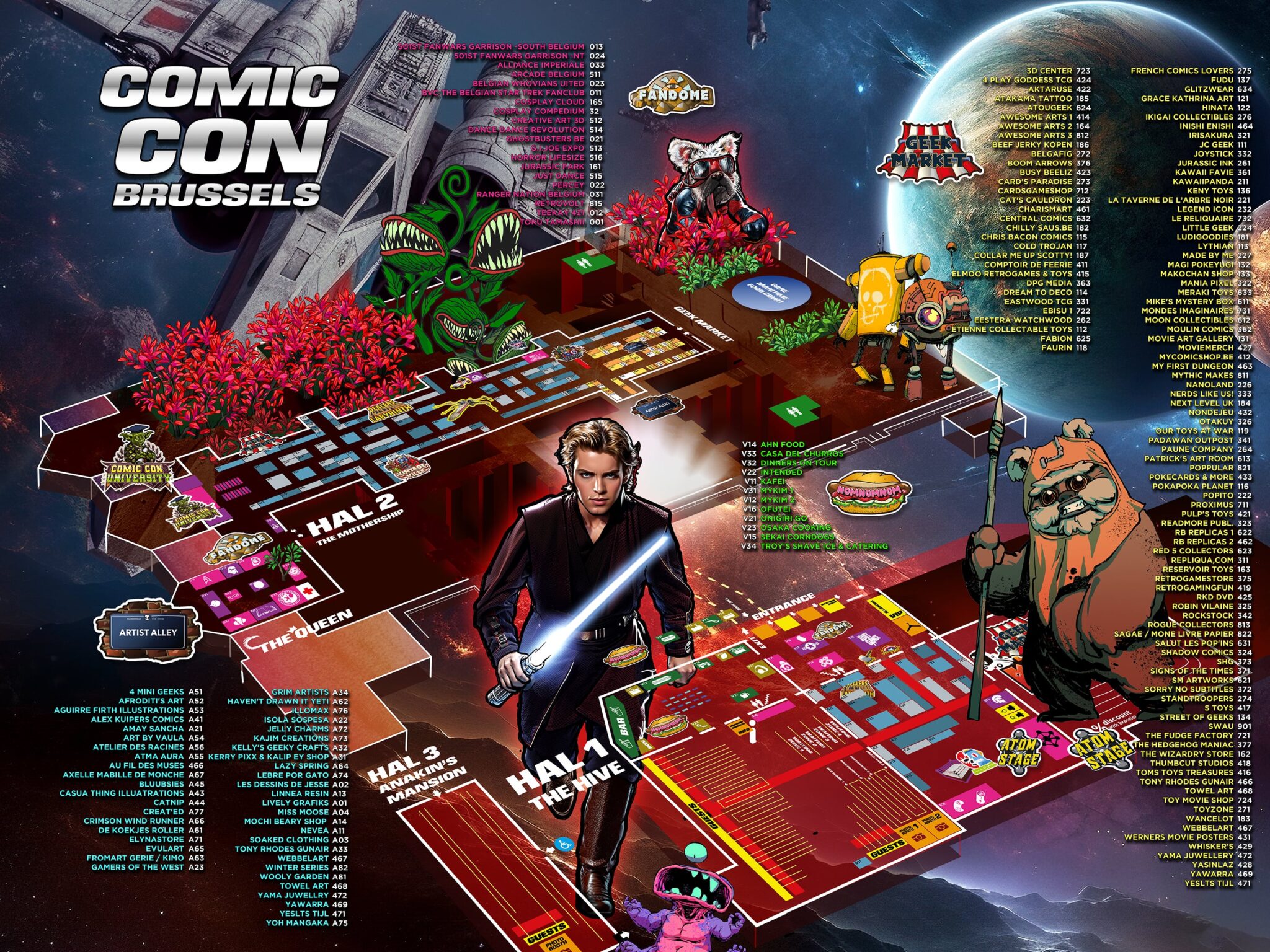 Floorplan Archive Spring 2025 - Comic Con Brussels